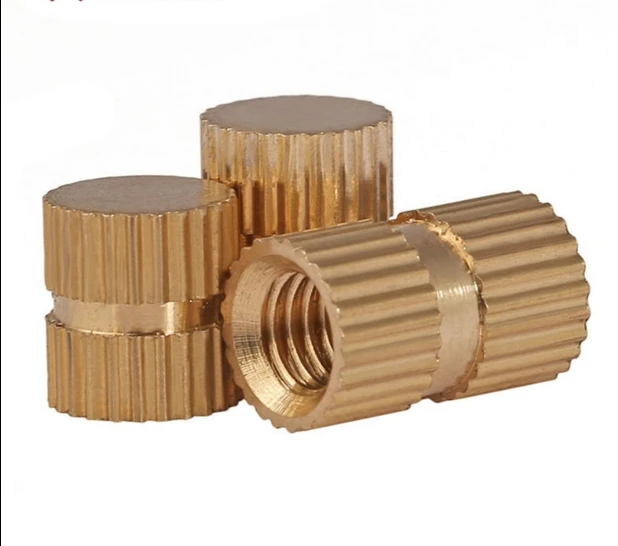 M3 M4 B type closed end Nut brass pre embeded injection copper nut bolt ...