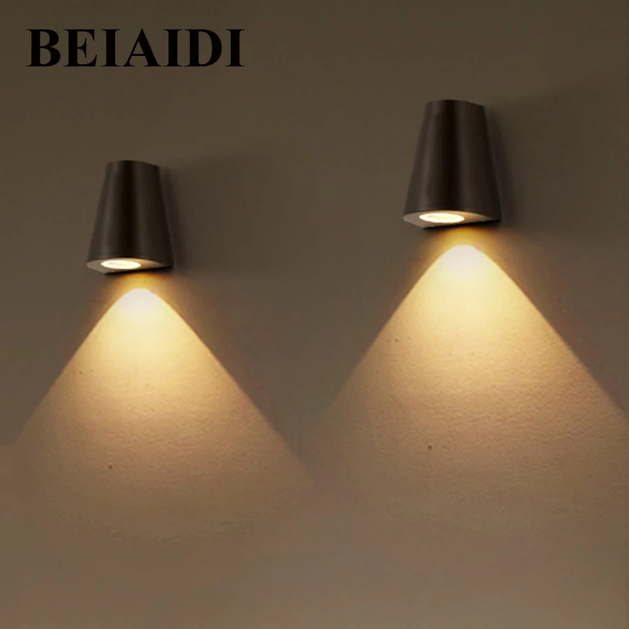 Beiaidi 5w Ip65 Waterproof Led Wall Lamp Up And Down Outdoor Indoor ...