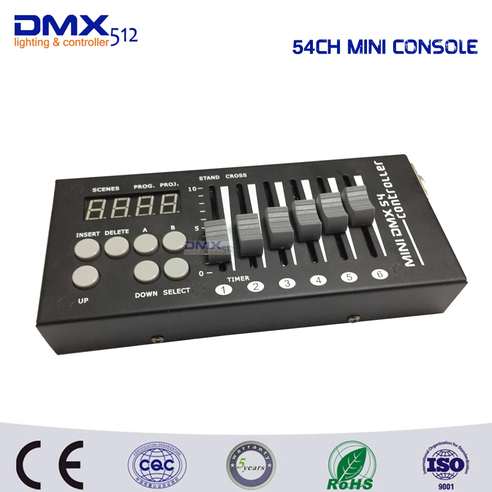 COLORNIE MINI DMX 콘솔 54 채널 무대 조명 컨트롤러