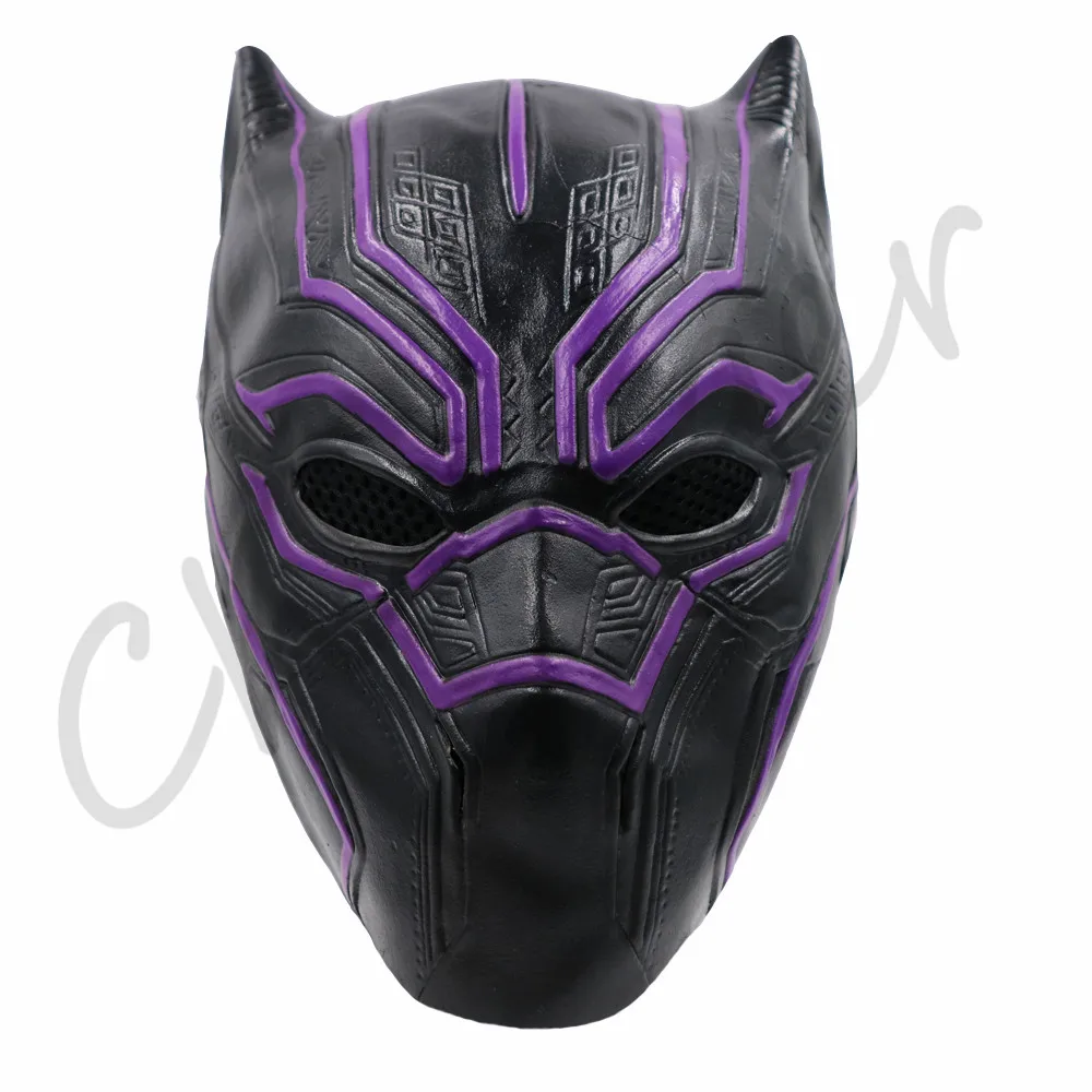New Black Panther Mask Cosplay Movie Infinity War for Halloween Party ...
