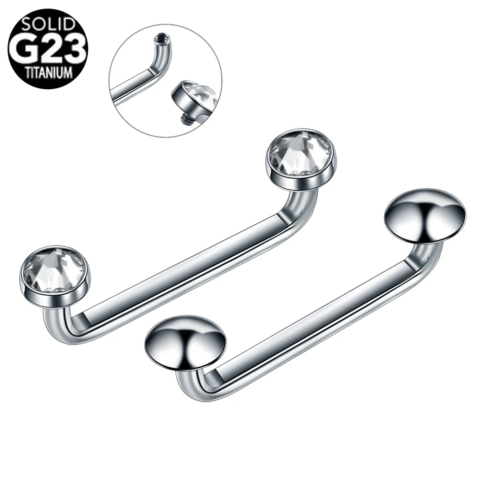 Piercing microdérmico de titanio para superficie interna, hilo dérmico para bucear, joyería Sexy ...