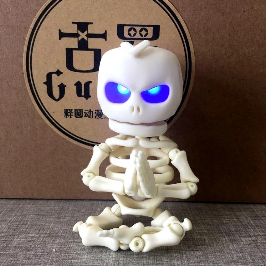 BJD Doll Original Design Skeleton Model Kit LED Eyes Resin Craft ...