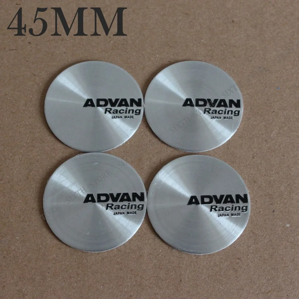 KOM POWER 45MM ADVAN Wheels Center Cap Stickers ADVAN LOGO Badge ...