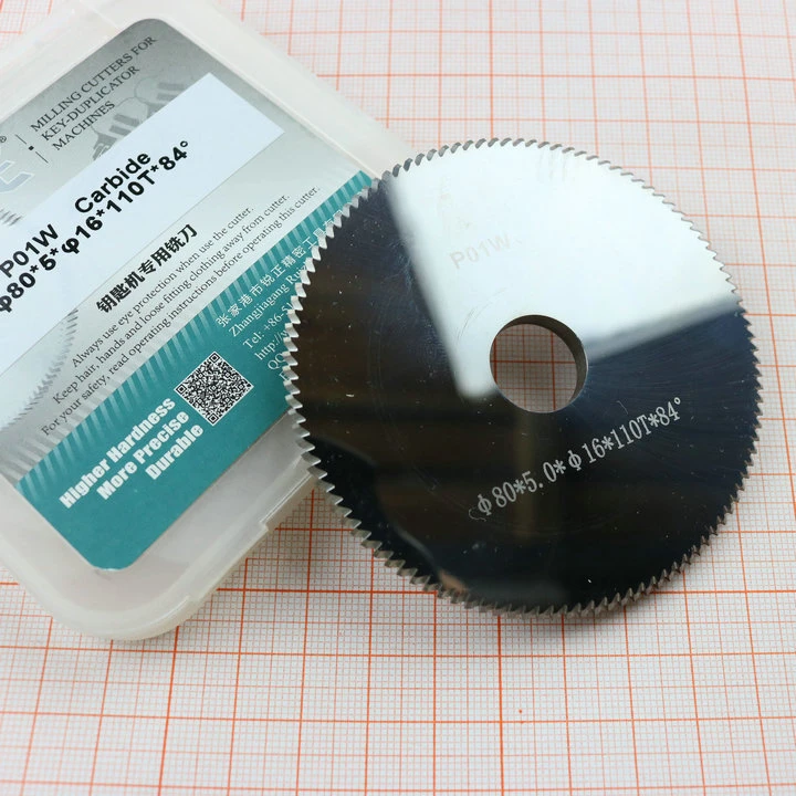 P01W Carbide tungsten key blade cutter 80*5*16mm*110T saw blade for ...