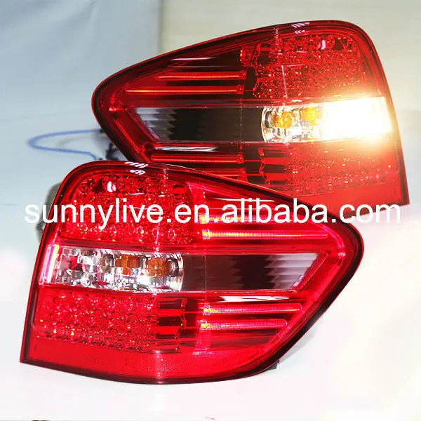 For MERCEDES BENZ M CLASS W164 Rear Lamp BZ089 BUDE2 Red Clear Lens ...