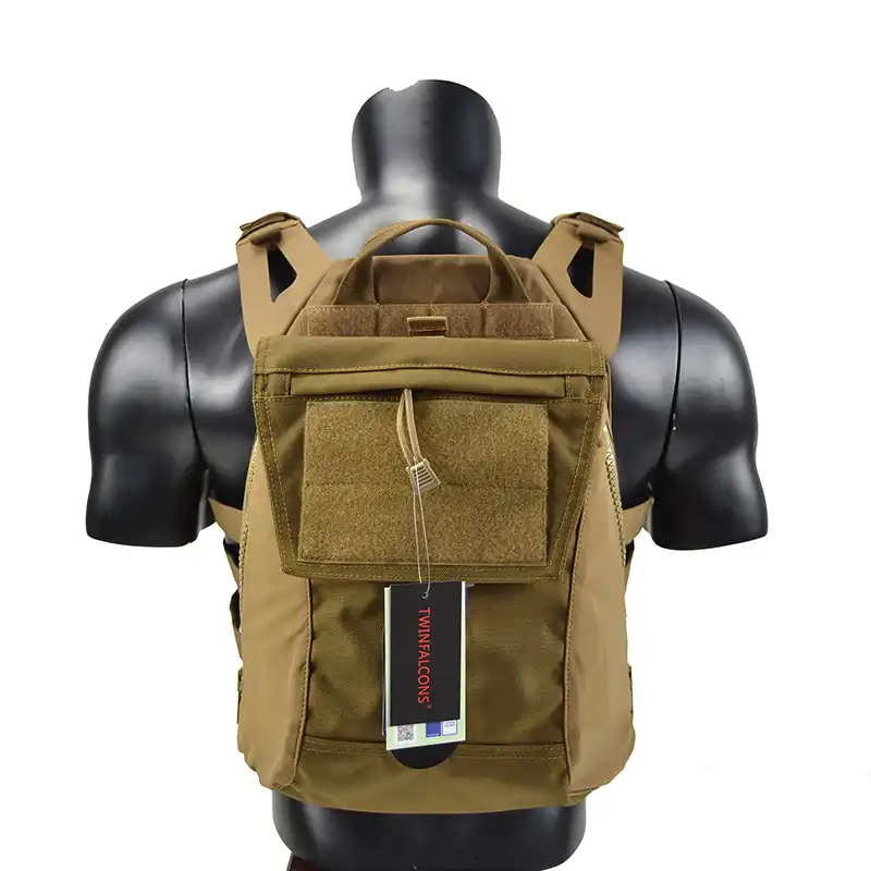 TMC Tactical Vest Zipper Pouches Bag Military 500D Multicam for Airsoft ...