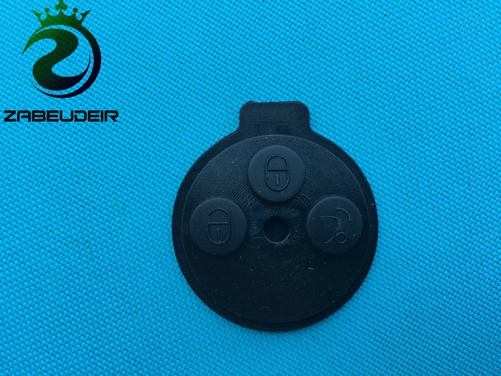 1Pcs Of New Replacement 3 Buttons Rubber Remote Key Pad For Smart ...