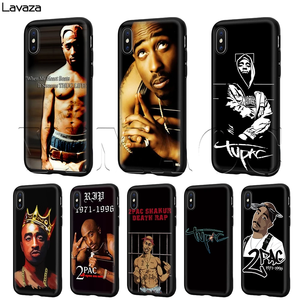 Lavaza 2Pac Tupac Shakur Case for iPhone 11 Pro XS Max XR X 8 7 6 6S ...