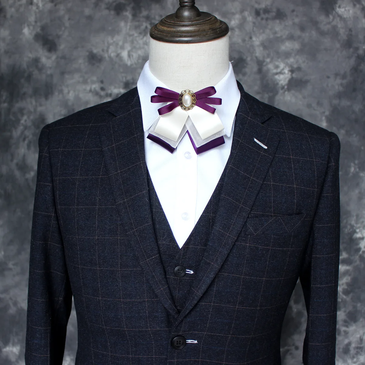 New Fashion Necktie Lovely Groom Bow Ties Wedding Birthday Party Gifts ...