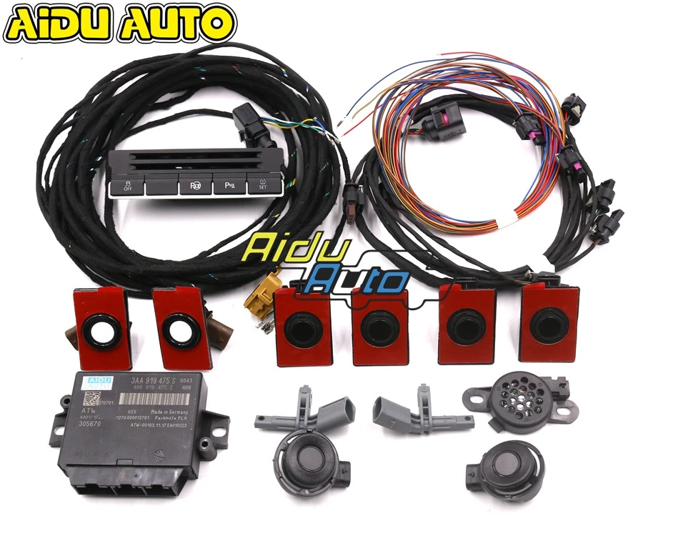 Front Parking & Park Assist PLA 2.0 UPGRADE KIT 4K TO 12K For VW Tiguan ...