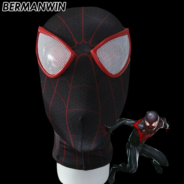 BERMANWIN High Quality Ultimate Spiderman Mask Miles Morales Spiderman ...