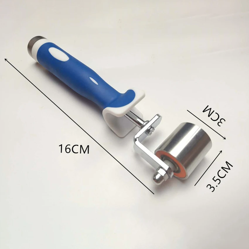 Stainless Steel Seam Flat Pressure Roller Double Bearing Deep Texture ...