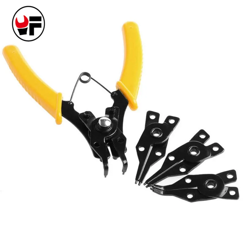 4 IN 1 Multifunctional Snap Ring Remover Pliers Multi Tools Multi Crimp ...