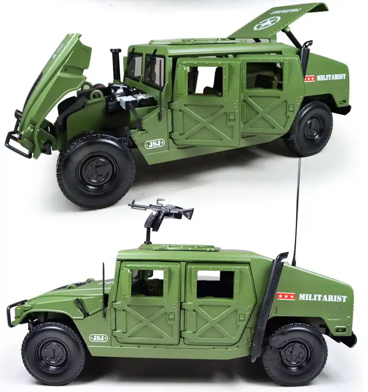 High quality 1:18 Alloy Military Model,Diecast toys,Metal Humvee,High ...