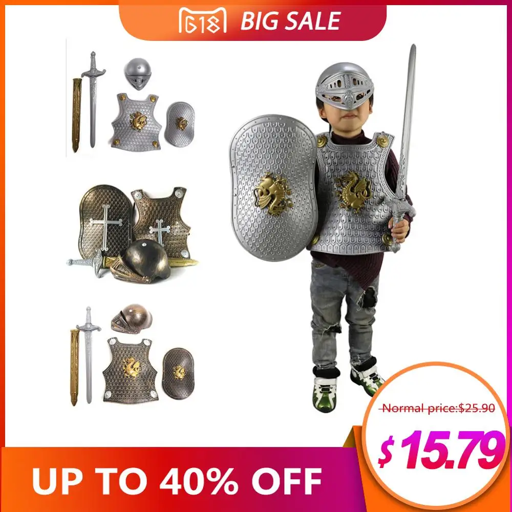 High Quality Halloween Children Kids Knight/Gladiator Dress up Costume ...