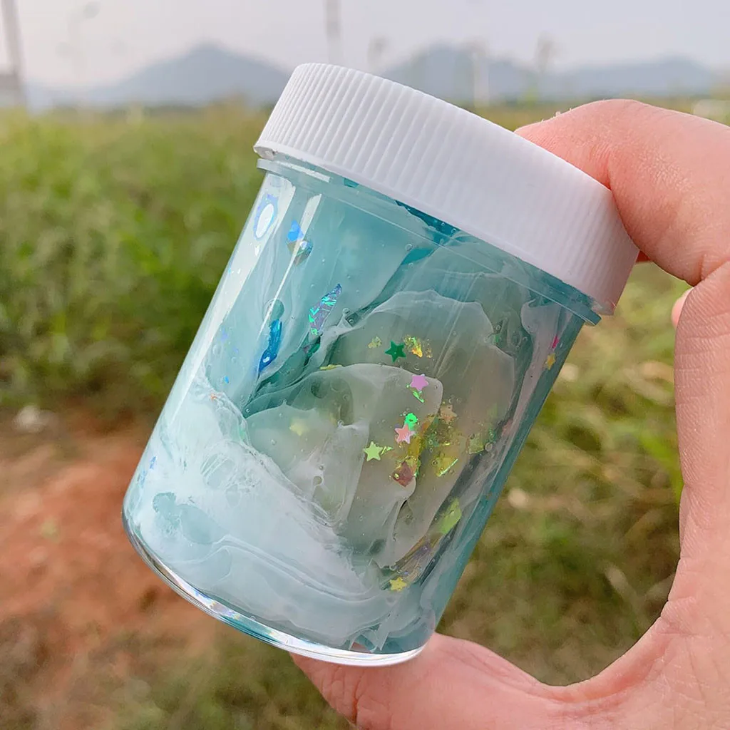 Clay Slime DIY Soft Cotton Cloud Slime Mud Non Toxic Clear Slime ...