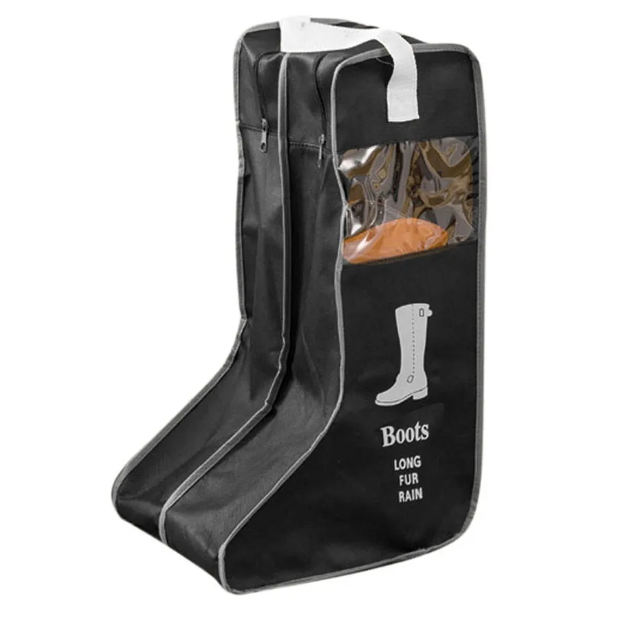 Portable Folding Riding Boot Bag Wellies Fashion Knee High Boot Shoes ...