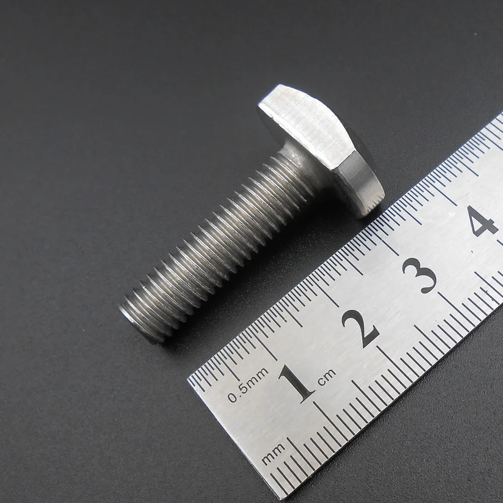 50PCS-T-Bolt-304-Stainless-Steel-T-Bolts-T-Slot-T-Head-Bolt-Hammer ...