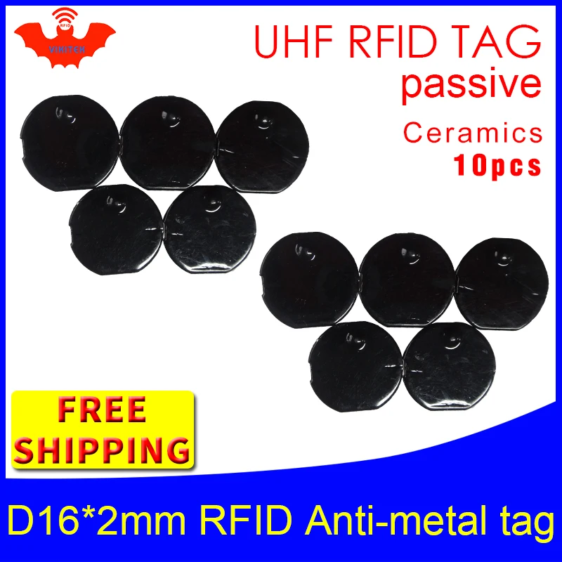 UHF RFID anti metal tag 915mhz 868mhz Alien Higgs3 EPC 10pcs free ...