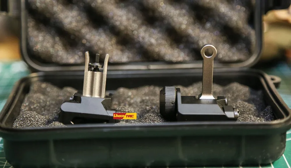 Uniontac Upgraded version Kac 300 style Rear and Front Iron sight set ...