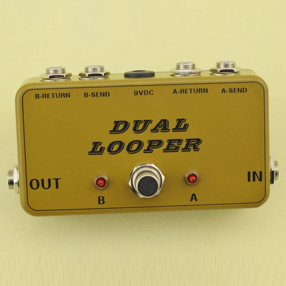 New-LANDTONE-True-Bypass-Looper-Effect-Pedal-Switcher-Army-Green-Dual ...