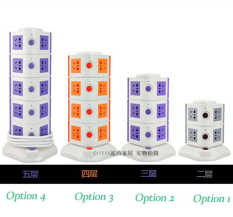 Power plugs magic socket multifunctional socket with 4 USB Connectors ...