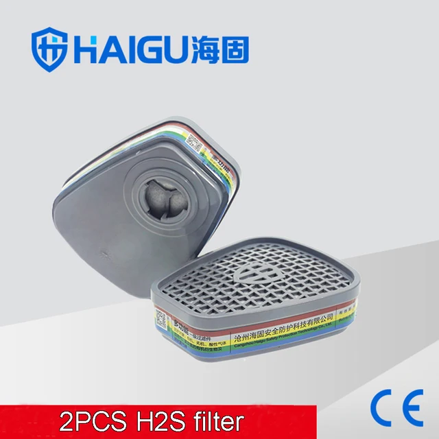 602 H2S respirator gas mask Efficient Silica gel protective mask ...