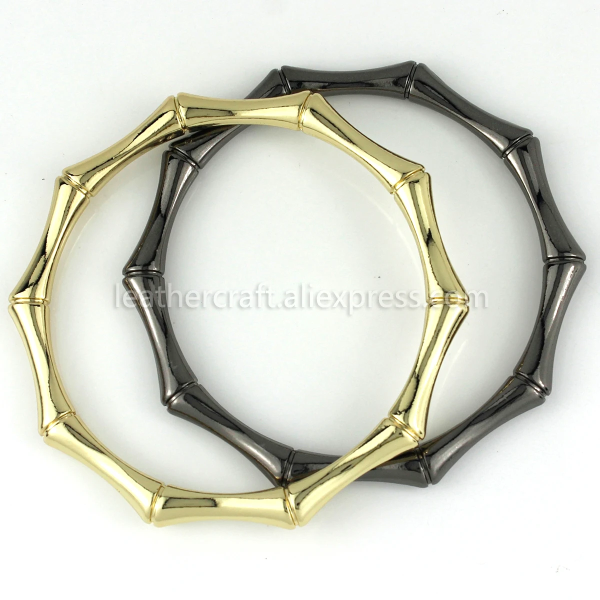 1x-Heavy-Duty-Bamboo-O-ring-Bag-Handle-Metal-Strap-Replacement-Handbag ...