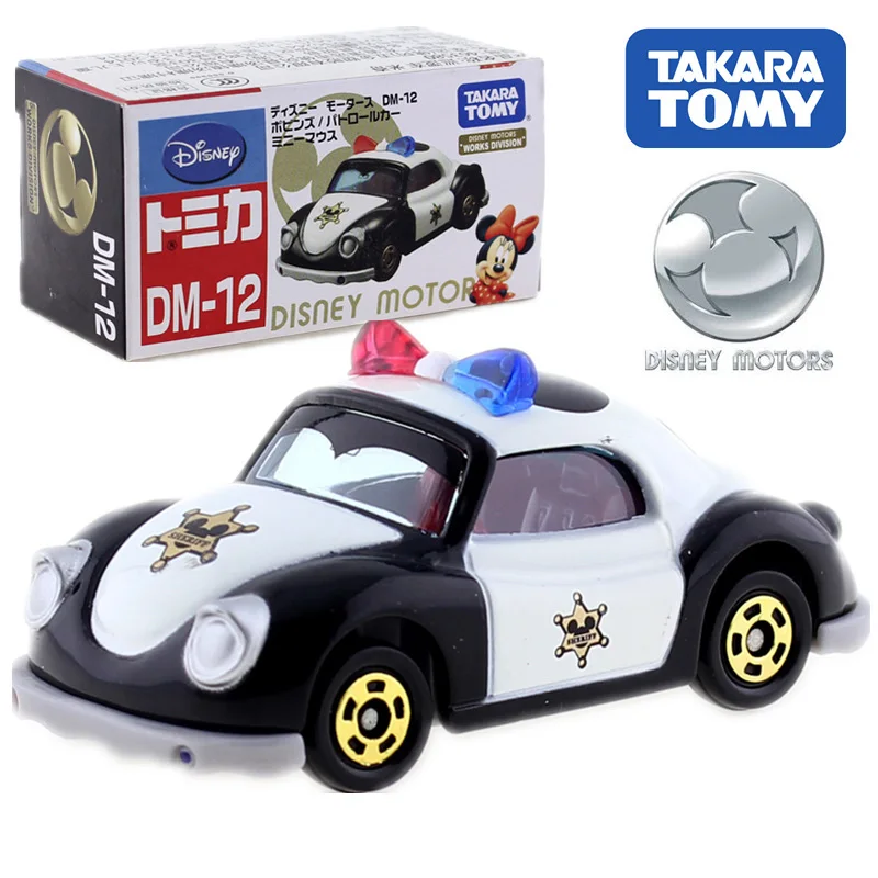 Tomica Disney Mickey Mouse Police Metal Car Dream Star Minnie Mouse ...