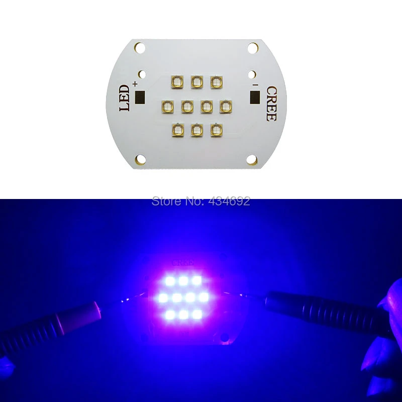 한국 브랜드 led 전구 램프 빛 50 w 100 w 10 leds 20 leds 450nm 455nm 로얄 블루 led 이미 ...