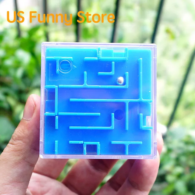 mini size 3D Labyrinth Maze Intellect toys for children Fun Handheld ...