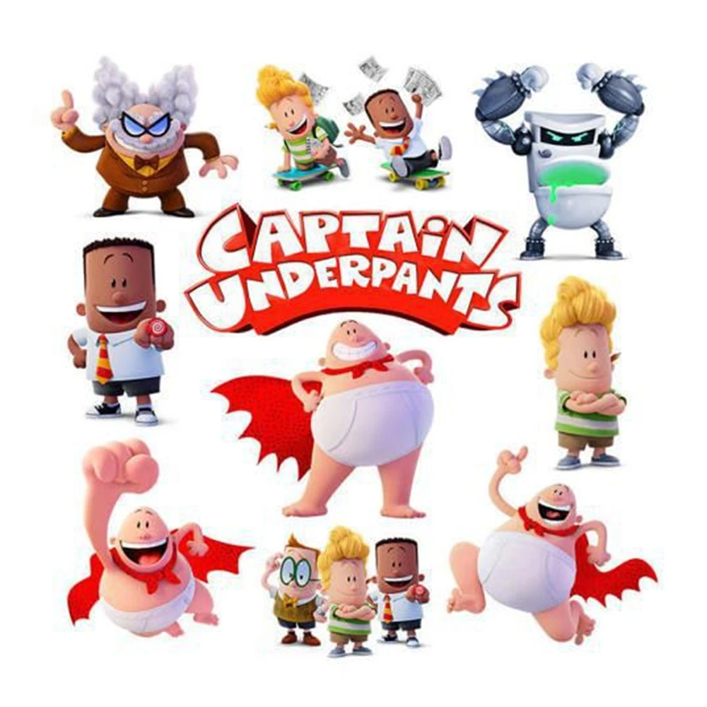 Aliexpress.com : Buy 4pcs/set 13cm Captain Underpants Action Figure ...