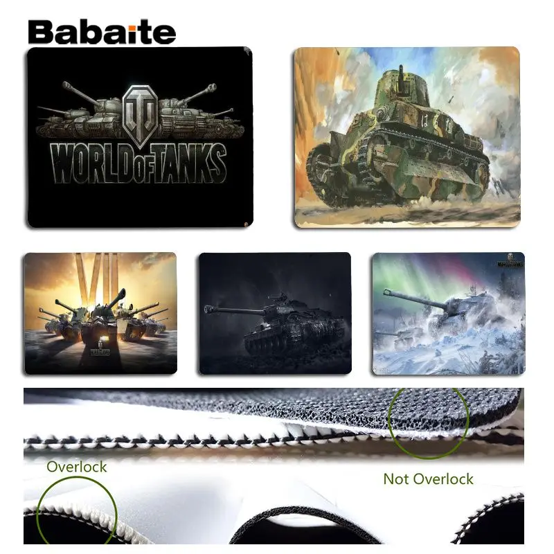Babaite World of Tanks mouse pad gamer play mats Size for 25x29cm Speed ...