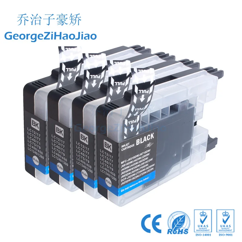 1240XL 4BK Ink cartridge Compatible Brother LC1240 LC1280 For Brother ...