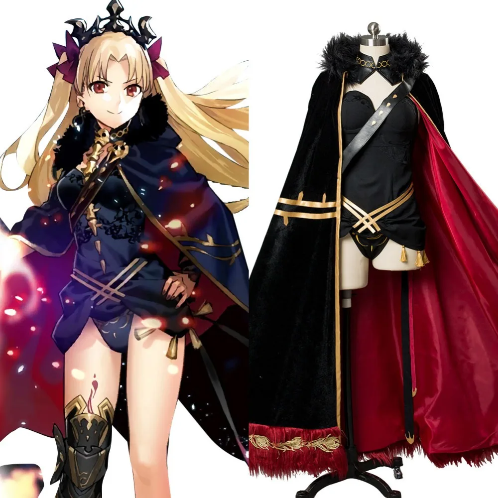Fate Grand Order Cosplay Costume FGO Adult Women Girl Ereshkigal Outfit ...