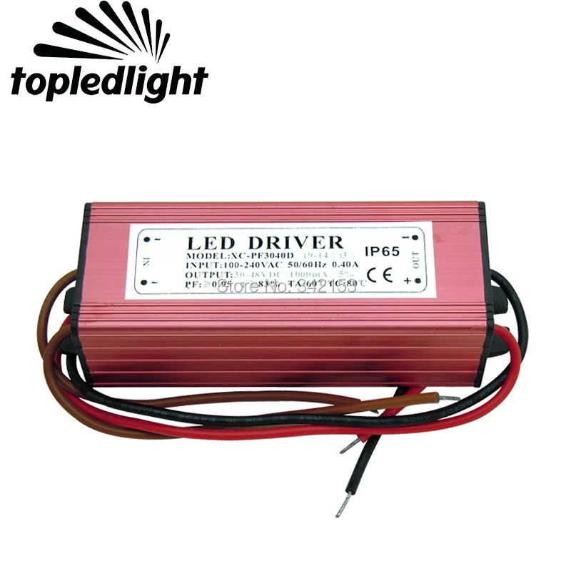 Lighting Transformers 30W 50W LED Driver IP67 Waterproof 30 48V 1000MA ...