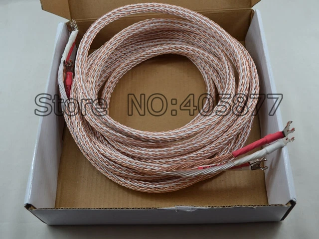 Pair 3M 12TC HIFI Speaker Cable Audiophile loudspeaker Cable