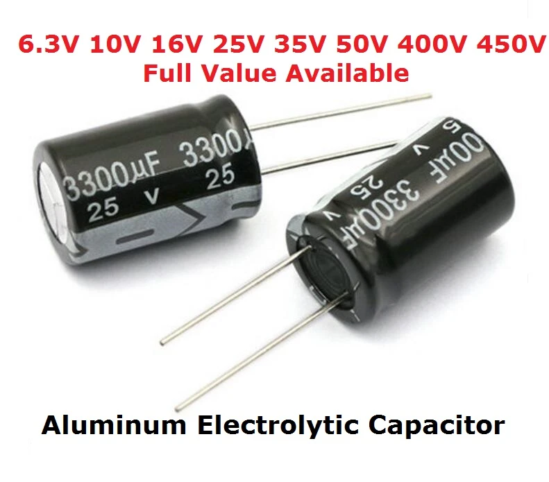 5PCS 400V aluminum electrolytic capacitor 450V 100UF 150UF 180UF 220UF 10UF 22UF 33UF 47UF 68UF ...