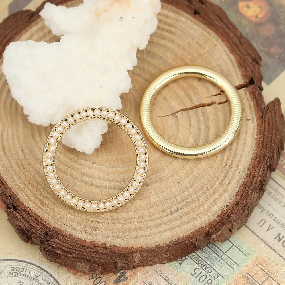 Doreenbeads Fashion Zinc Based Alloy Connectors Circle Ring Gold Wine ...