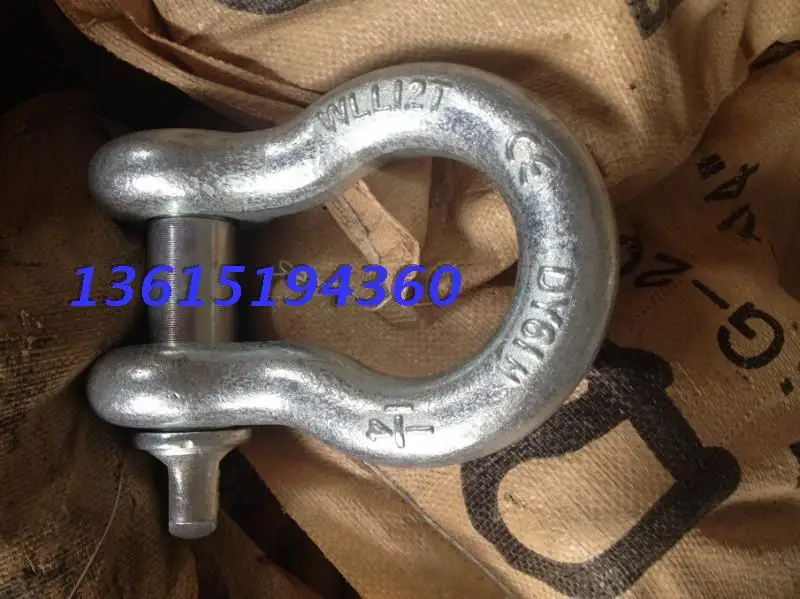 Bow shackle shackle 12T American 12 tons of galvanized 12t horseshoe ...