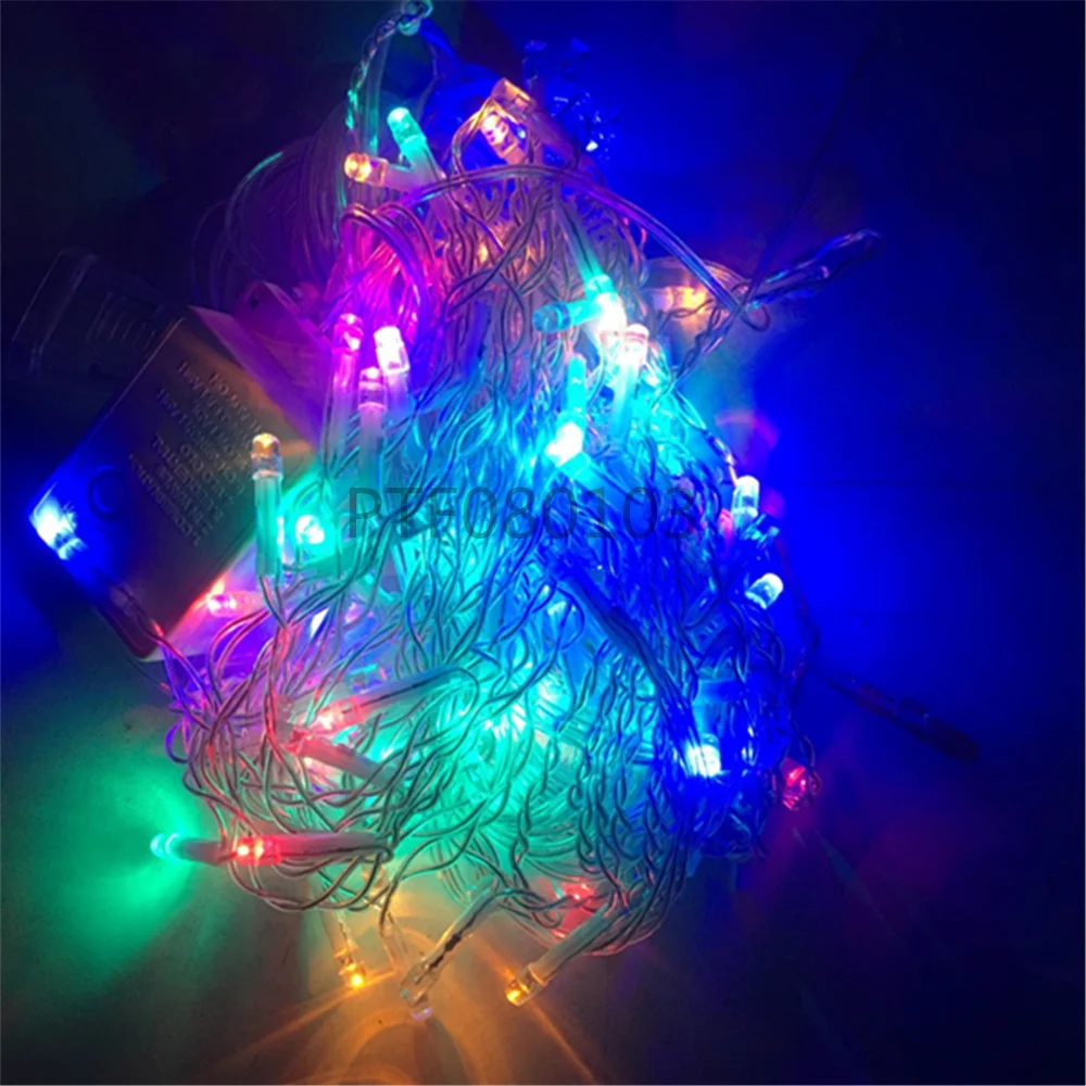 Низкая цена 10 м 100led гирлянда световая завеса сосулька светодиодные ...