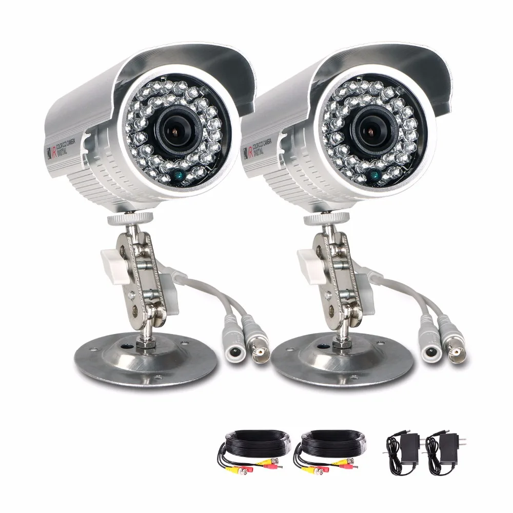 2Pcs 1 3 CMOS 1000TVL High Resolution System Waterproof IR CUT 36pcs 2Pcs 1 3 CMOS 1000TVL High Resolution System Waterproof IR CUT 36pcs