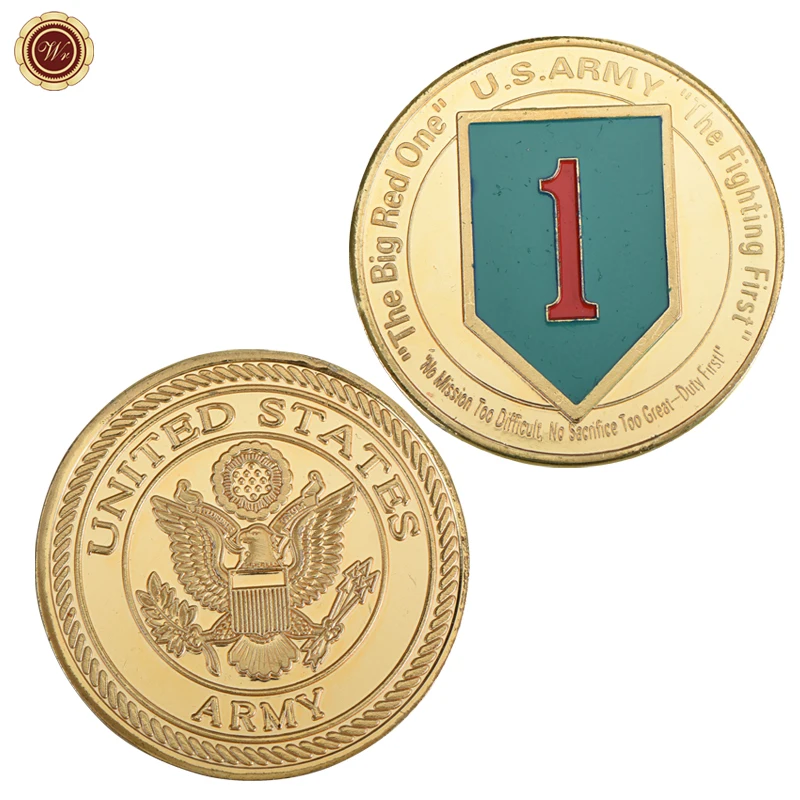 Aliexpress.com : Buy WR US Army "The Red Big One" Customized Metal Coin ...