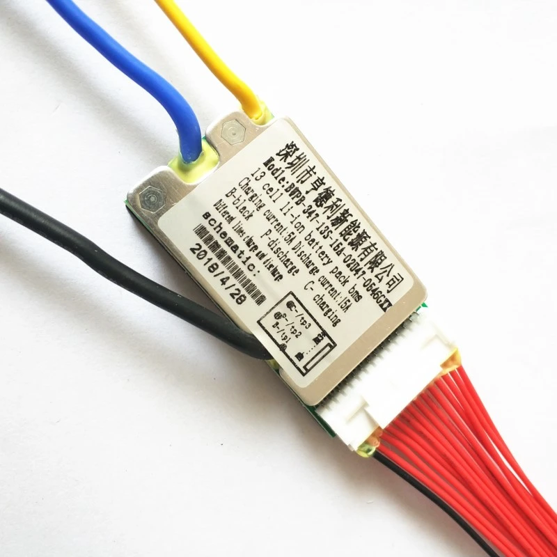 13s Bms 48v Lithium Battery Pcb Charging Voltage 54.6 15a Pcm|48v ...