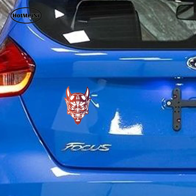 HotMeiNi 3.5"X5" Devil Satan Face Evil Demon Lucifer 666 Car Bumper ...
