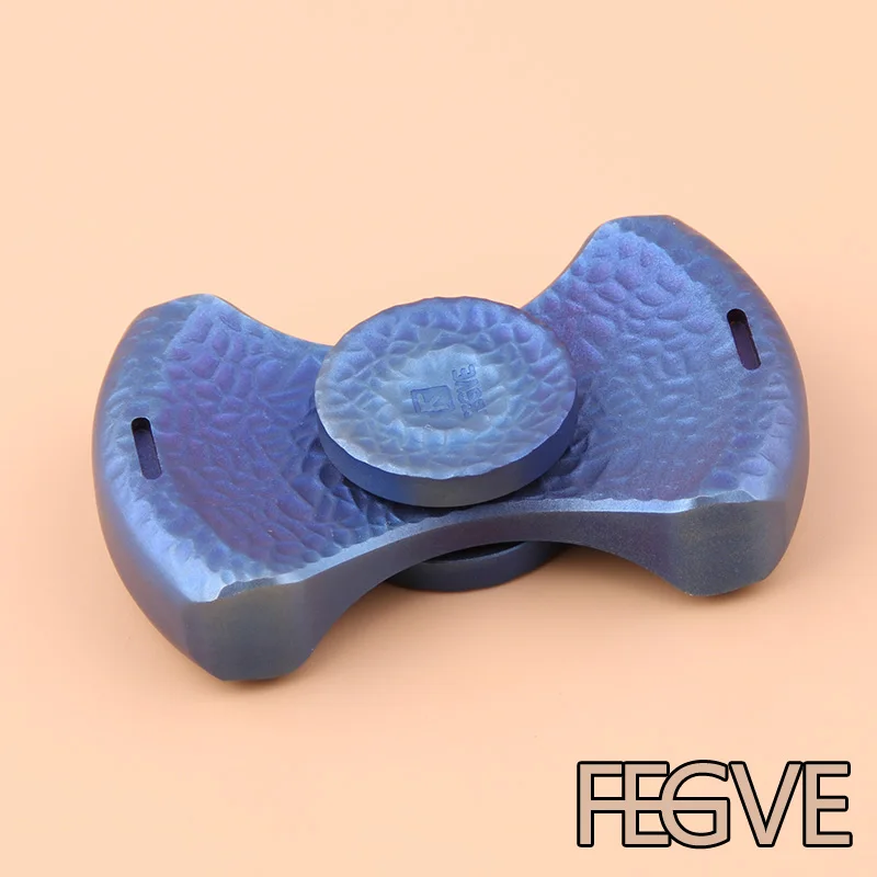 FEGVE Top Quality Finger Spinner Fidget Titanium EDC Hand Spinner For ...