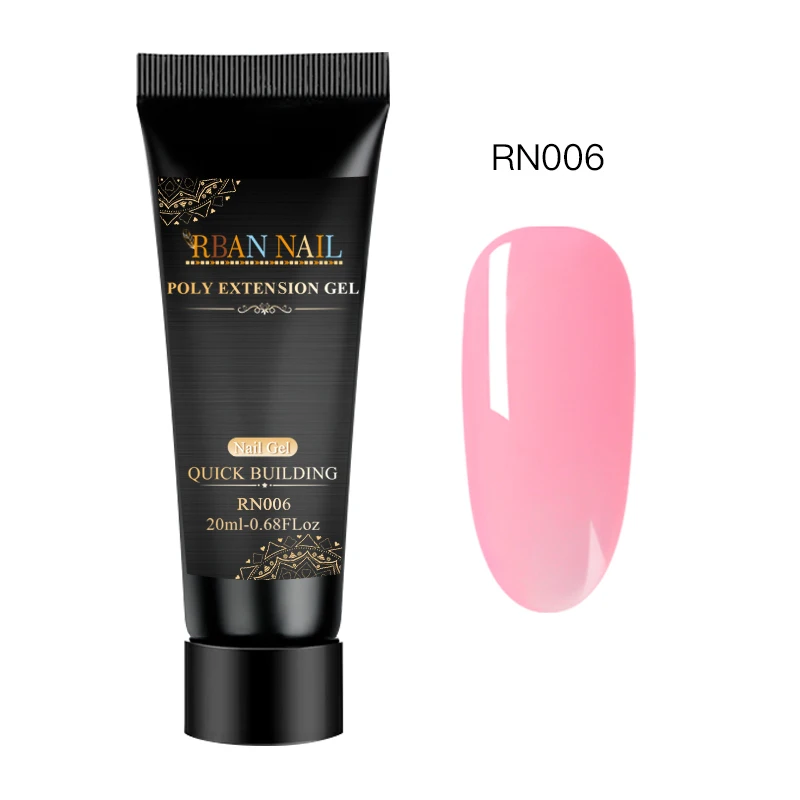 RBAN лак для ногтей 20 мл акриловый полигелевый удлинитель розовый ...