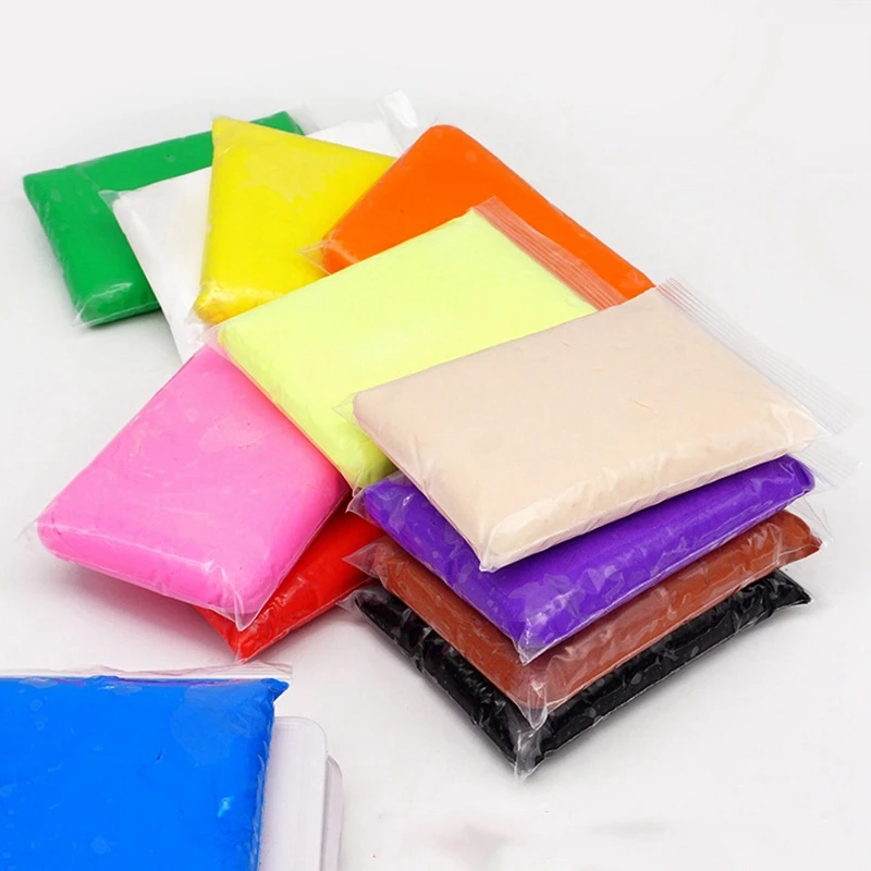 100G/Bag 24 Color Modeling Clay Air Drying Diy Soft Polymer Clay ...