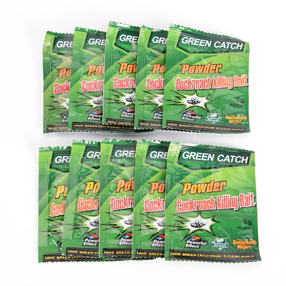 10PC Effective cockroaches killer Powder Cockroach Killing Bait Roach ...
