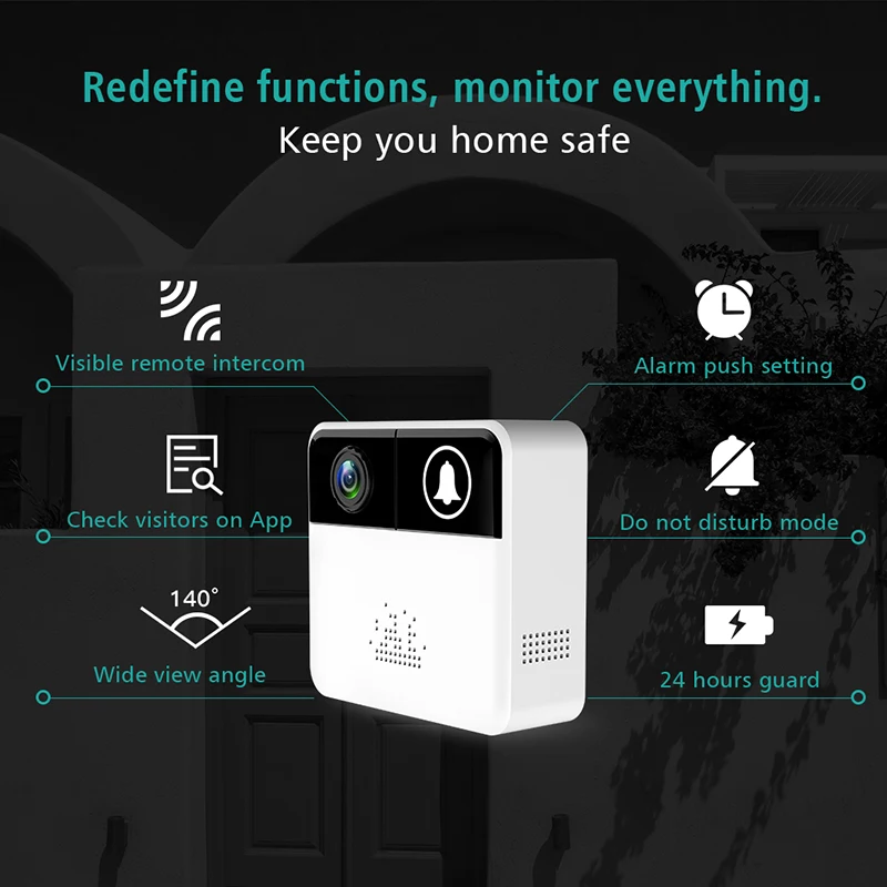 Big Discount Meisort Video Doorbell ip wifi Wireless Camera 720p 1.0mp ...